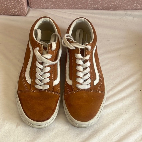 Vans | Shoes | Scotchgard Brown Suede Vans | Poshmark